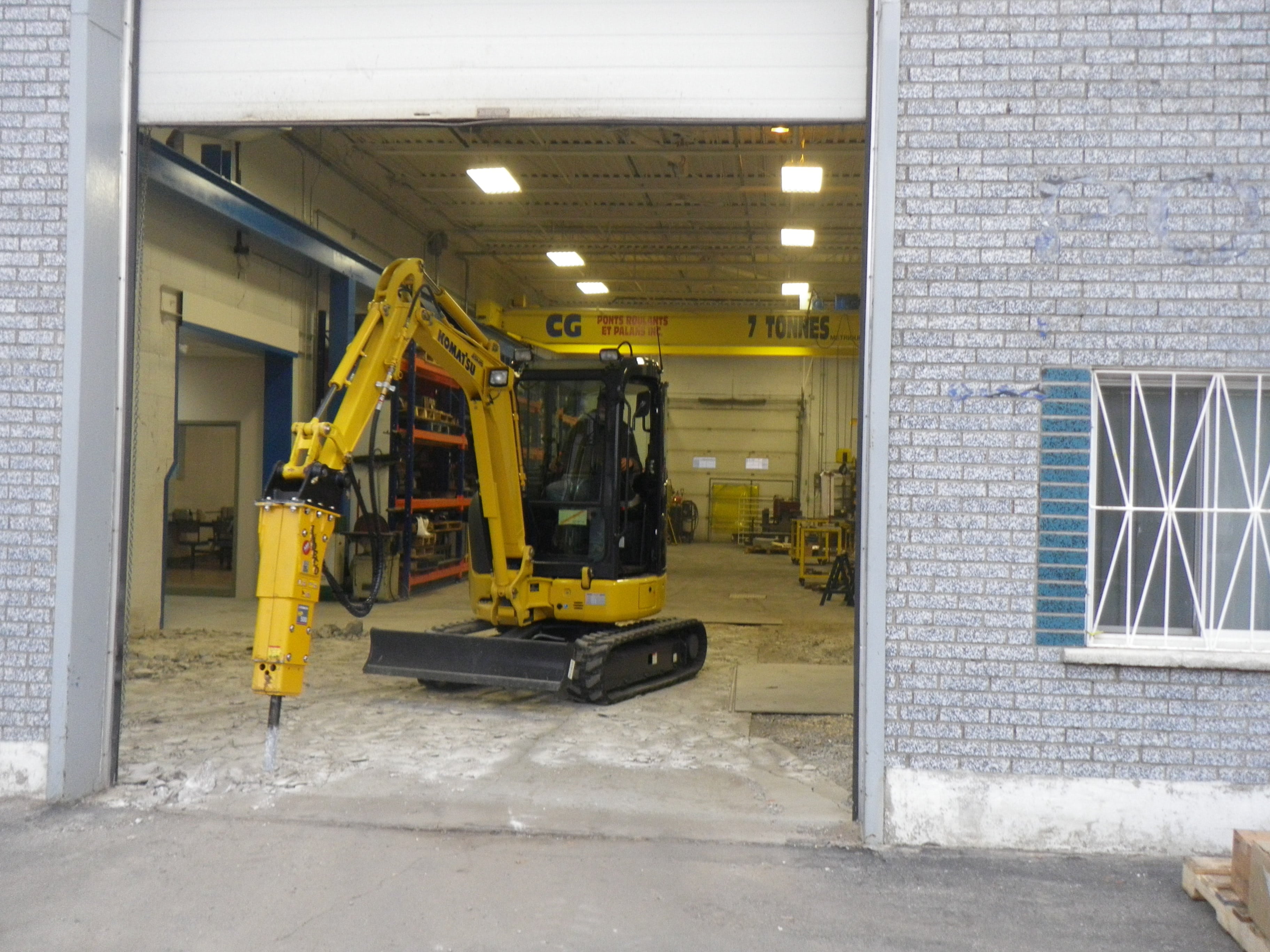 Gesco Construction : Services de cassage de béton