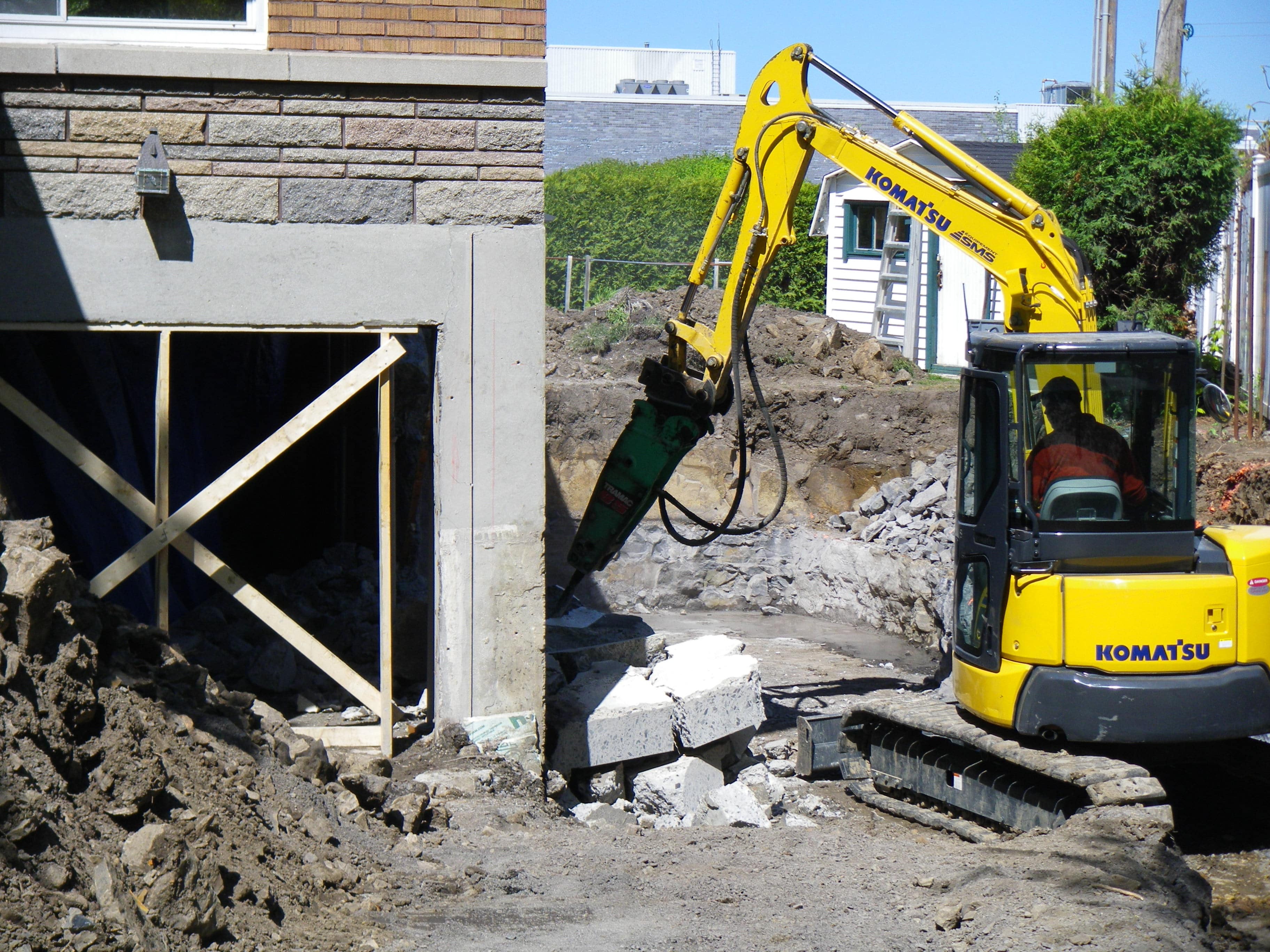 Gesco Construction : Services de cassage de béton